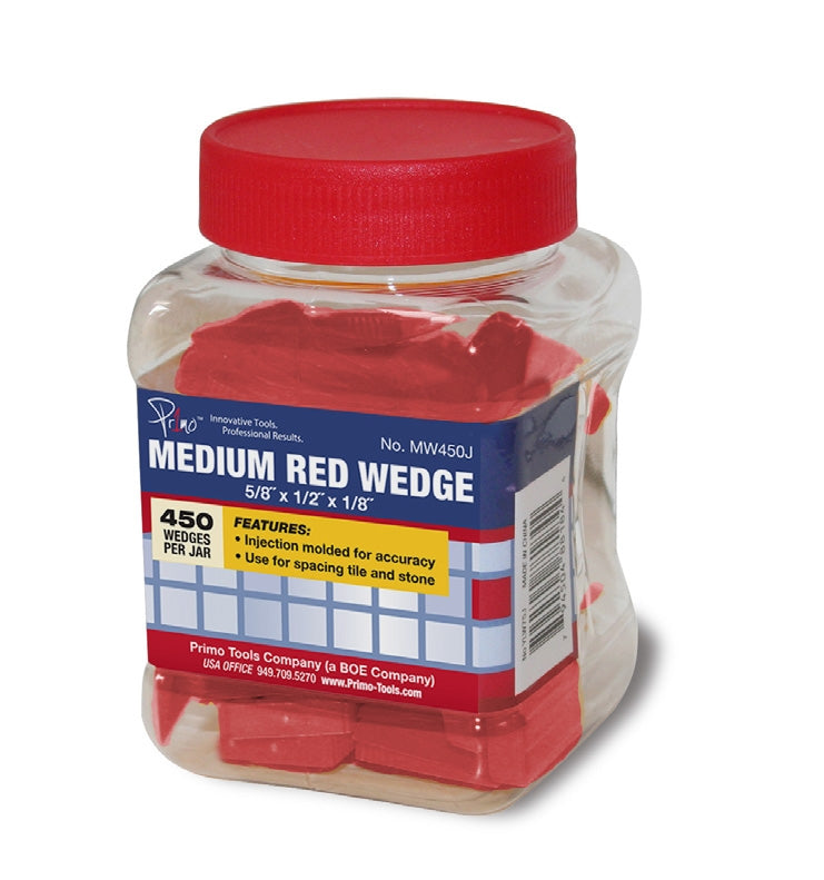 Large Red Wedges - 450 Pieces Per Jar – Gulf Coast Flooring Distributor LLC